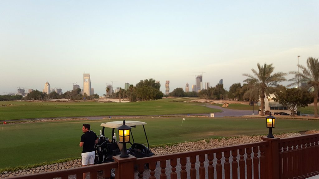 Qatar Retail Location Strategy Doha Golf Course from the club house ...